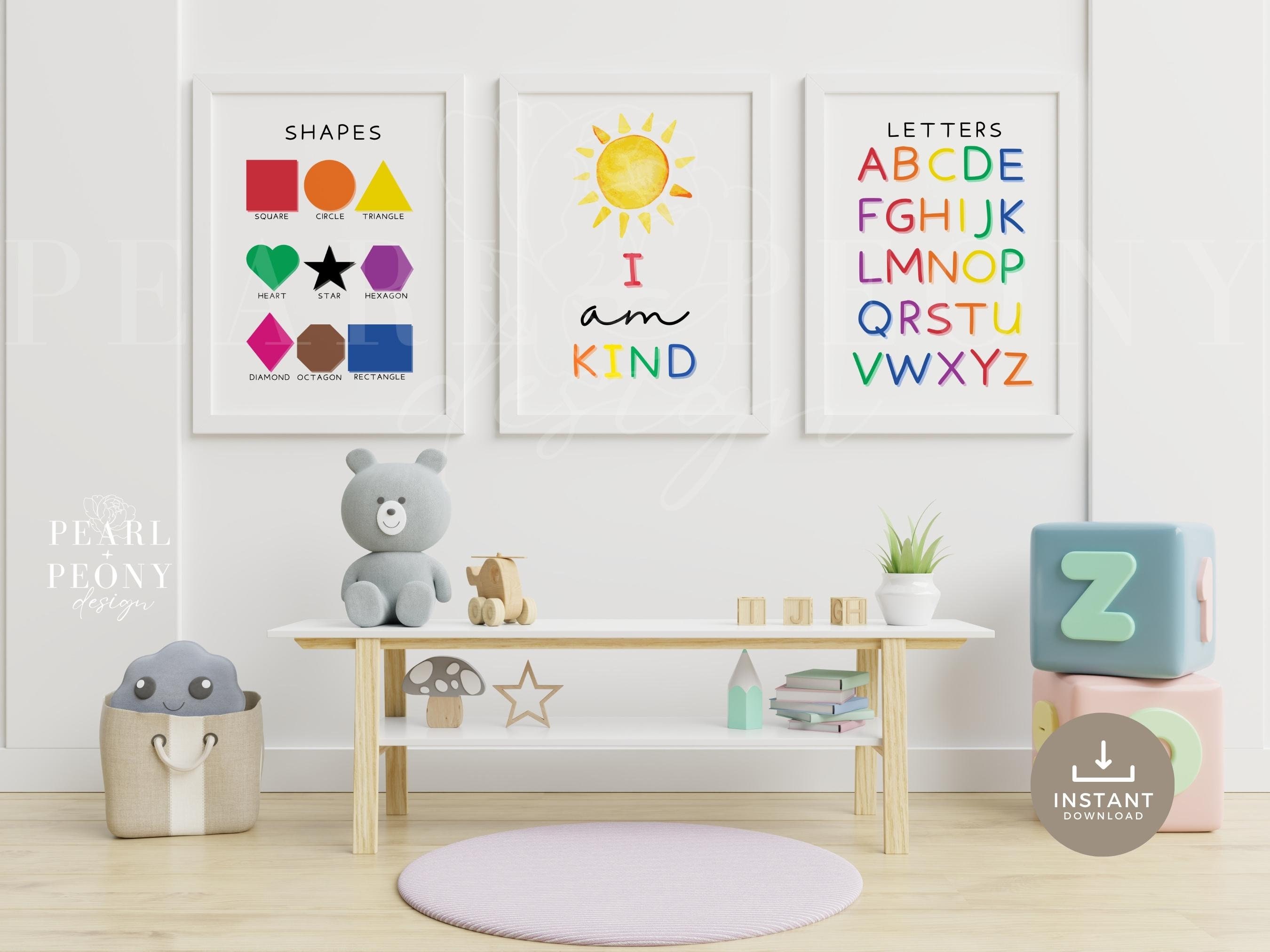 PRINTABLE Set of 6 Preschool Classroom Posters Homeschool - Etsy