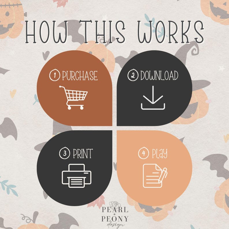 PRINTABLE Halloween Trivia Game Bundle for Kids & Adults, Fun Holiday ...