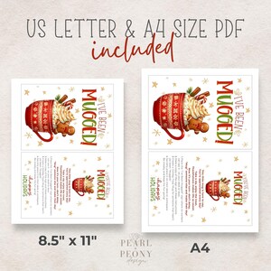 PRINTABLE Christmas You've Been Mugged Gift Exchange Game for Co ...