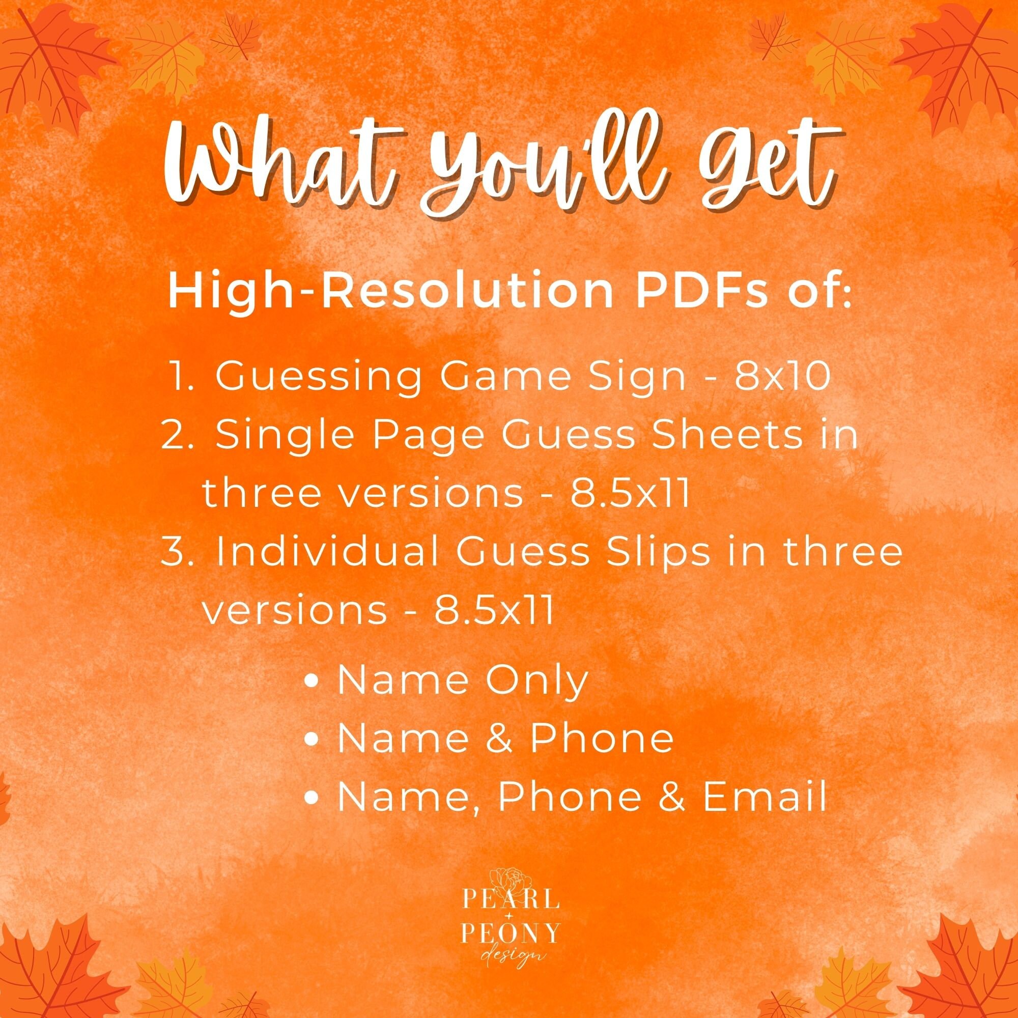 PRINTABLE Candy Corn Guessing Game, Thanksgiving Birthday Party Game ...