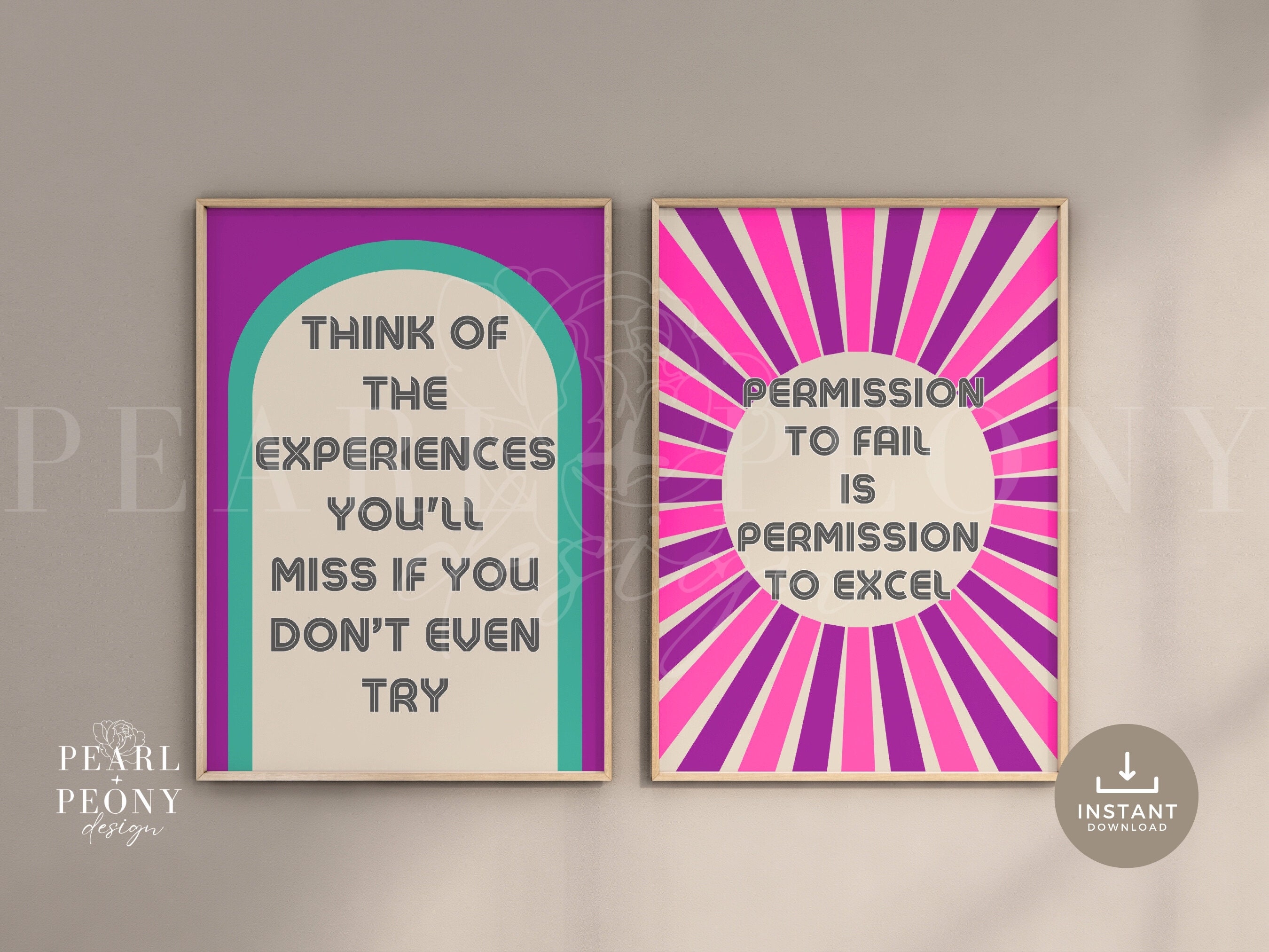 PRINTABLE Growth Mindset Poster Bundle Boho Classroom Decor - Etsy