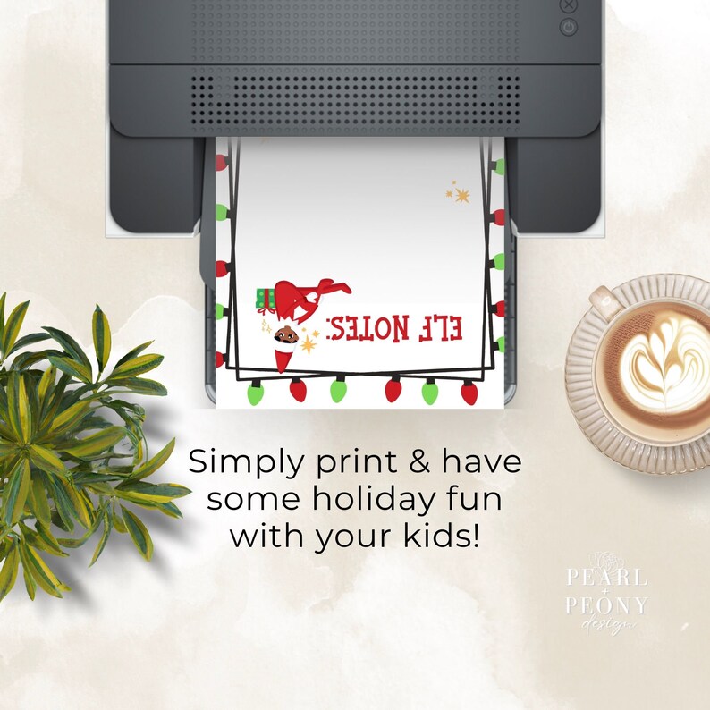 PRINTABLE Christmas Elf Notes, Personalize Notes From Your Elf, Elf ...