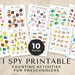 I SPY Counting Activity Sheets Bundle, Printable Game, Summer Activity ...