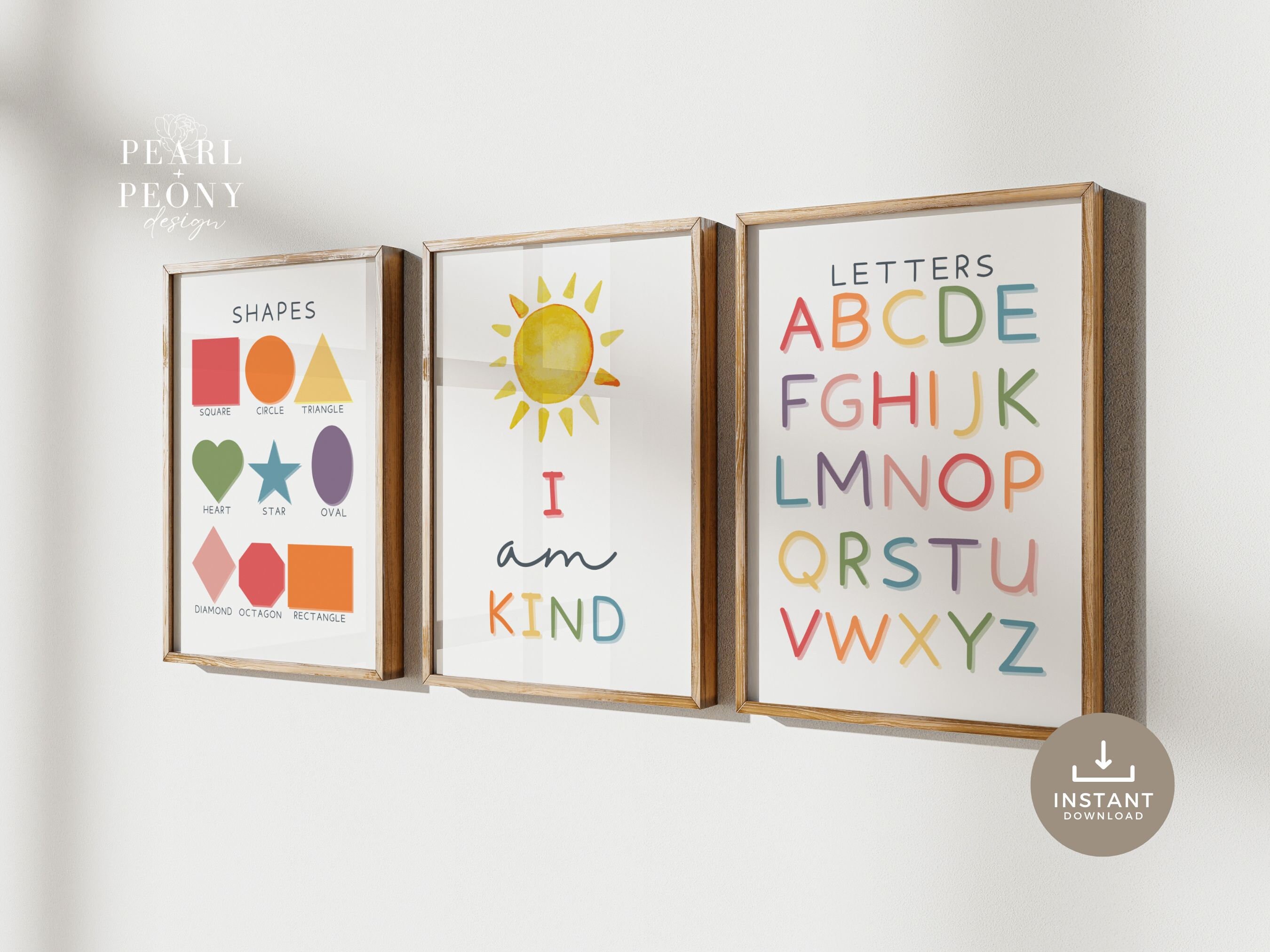 PRINTABLE Set of 6 Preschool Classroom Posters Homeschool - Etsy