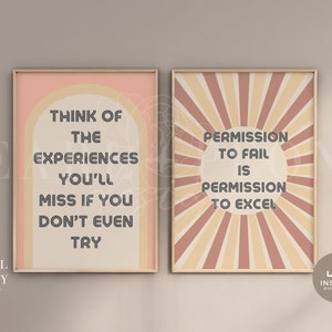 PRINTABLE Growth Mindset Poster Bundle, Boho Classroom Decor, Calm Down ...