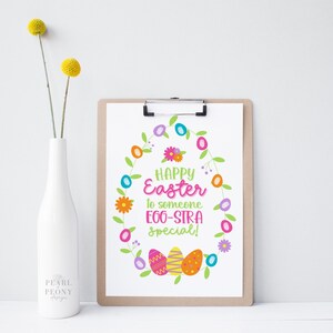 PRINTABLE Easter Handprint Art Craft for Kids, Wreath Keepsake Art ...