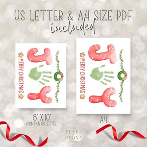 PRINTABLE Joy Christmas Handprint Art Craft for Toddlers, Kids Keepsake ...