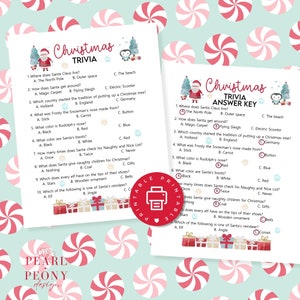 PRINTABLE Christmas Party Game Bundle, Family Party Game, Christmas ...