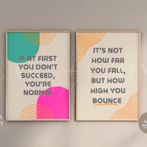 PRINTABLE Growth Mindset Poster Bundle, Boho Classroom Decor, Calm Down ...