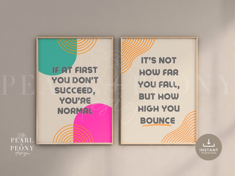 PRINTABLE Growth Mindset Poster Bundle Boho Classroom Decor - Etsy