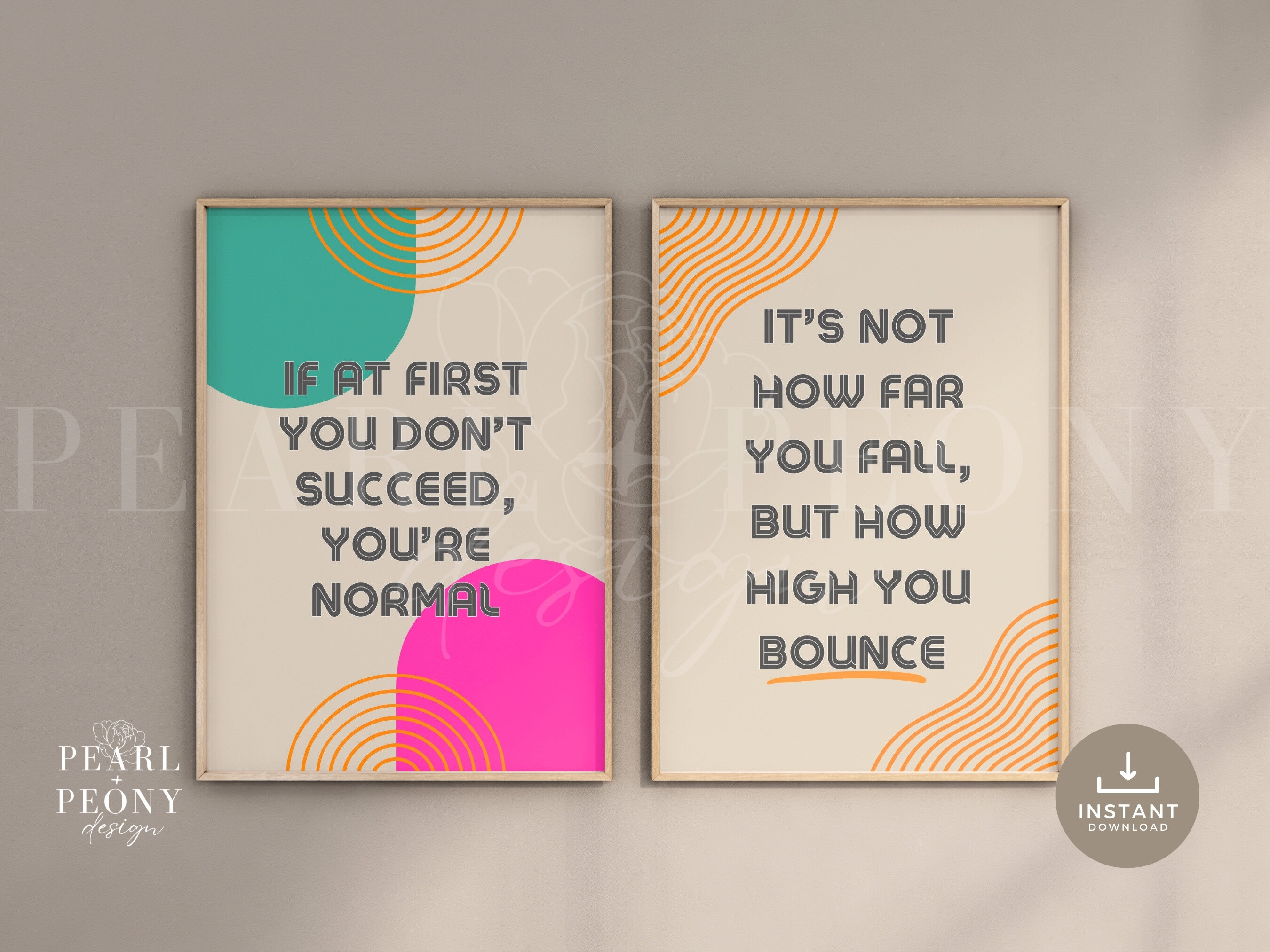PRINTABLE Growth Mindset Poster Bundle Boho Classroom Decor - Etsy