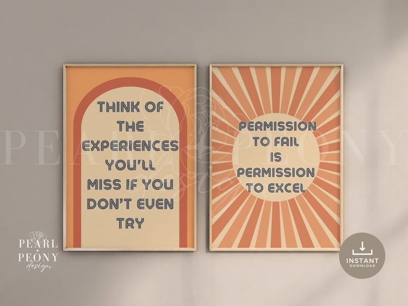 PRINTABLE Growth Mindset Poster Bundle Boho Classroom Decor - Etsy