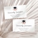 EDITABLE Graduation Name Card Insert Template, Grad Announcement Insert ...