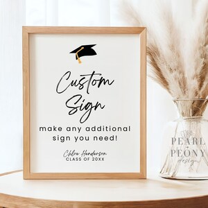 Graduation Party Signs Template Bundle | Printable Graduation Signs ...