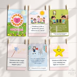 PRINTABLE Affirmation Cards for Kids, Kindness, Electronic Affirmation ...
