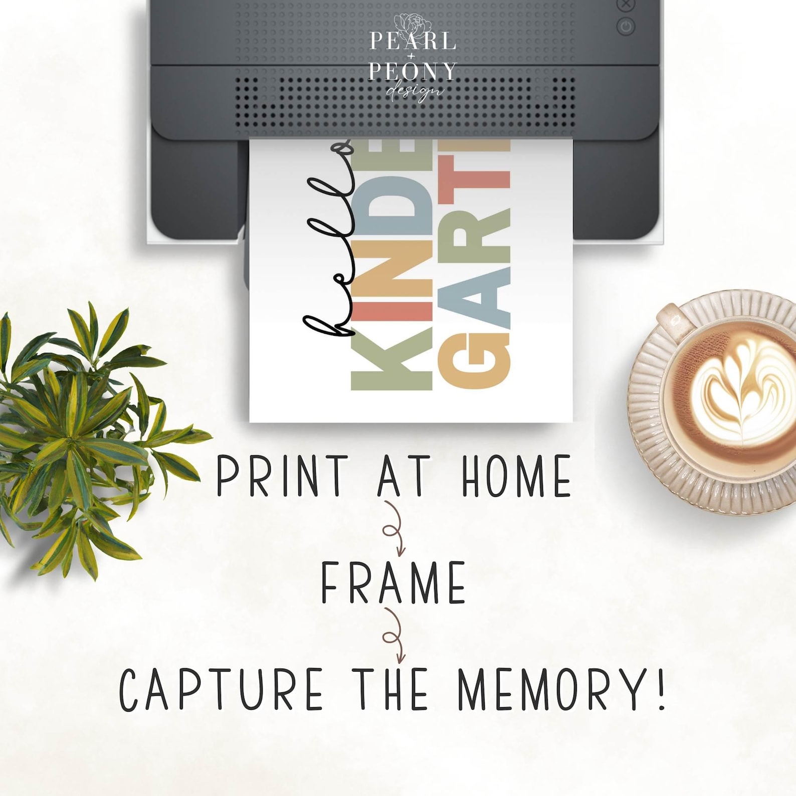 PRINTABLE 2024 Boho First Day of Kindergarten Sign, Aesthetic Back to ...