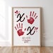PRINTABLE Valentines Day Handprint Art Craft for Kids, Keepsake Art ...