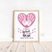 PRINTABLE Teacher Appreciation Fingerprint Art Craft, Keepsake Art ...