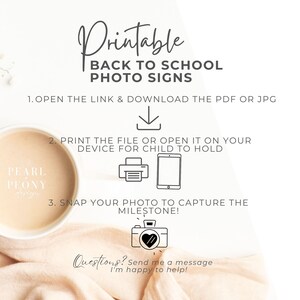 PRINTABLE Pink Preppy First Day of Fifth Grade, Hello Fifth Grade Sign ...