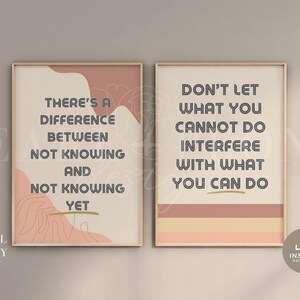 PRINTABLE Growth Mindset Poster Bundle, Boho Classroom Decor, Calm Down ...