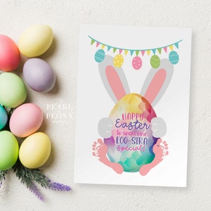 PRINTABLE Easter Handprint Art Craft for Kids, Footprint Keepsake Art ...