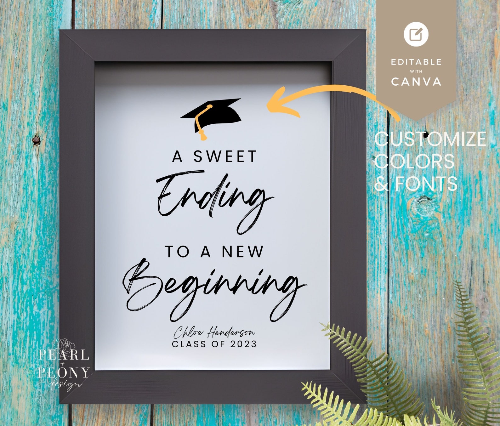 Graduation Dessert Table Sign Printable Graduation Treat Table Sign ...