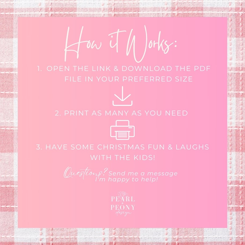 PRINTABLE Pink Christmas Party Games Bundle for Kids, Word Scramble ...