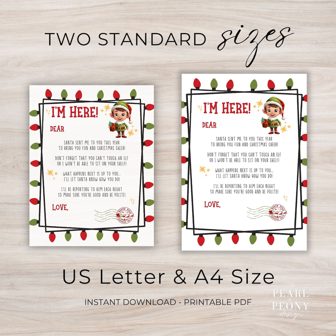 PRINTABLE Christmas Elf Welcome Letter, New Elf Arrival Letter, First ...