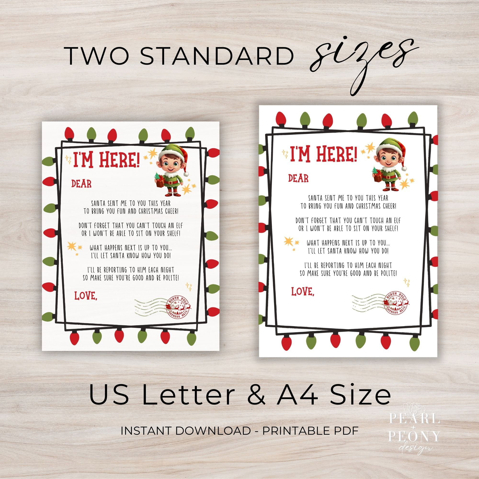 PRINTABLE Christmas Elf Welcome Letter, New Elf Arrival Letter, First ...