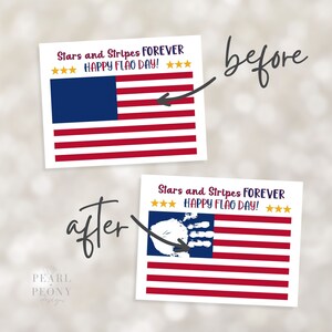 PRINTABLE Flag Day Handprint Art Craft for Kids, Flag Day Activity ...