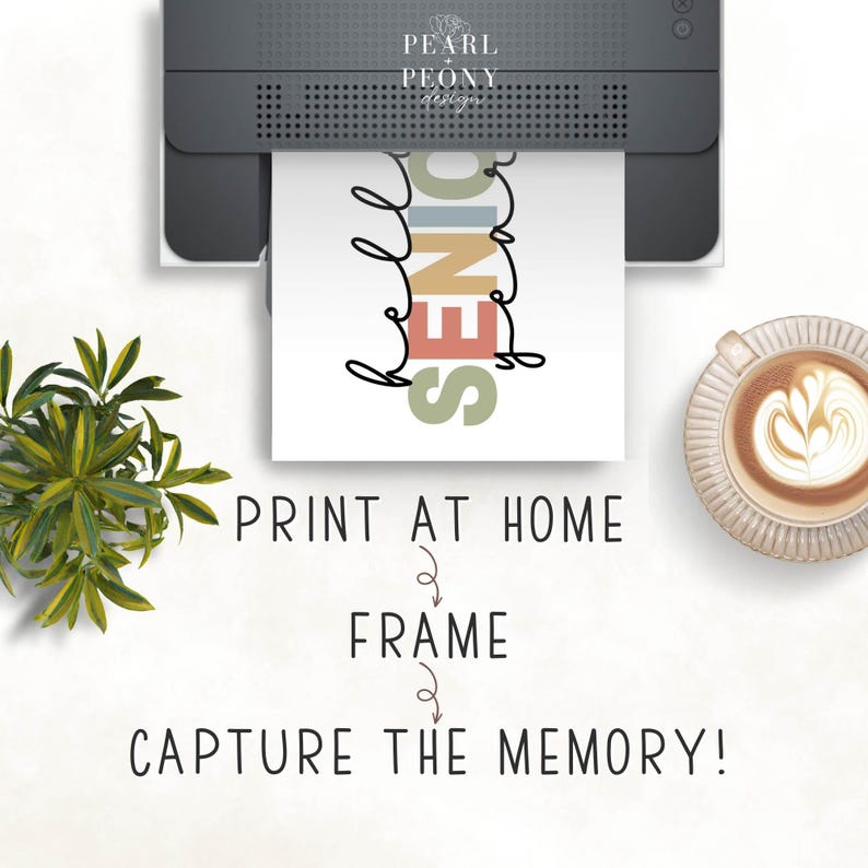PRINTABLE 2024 Boho First Day of Senior Year 12th Grade Sign, Aesthetic ...