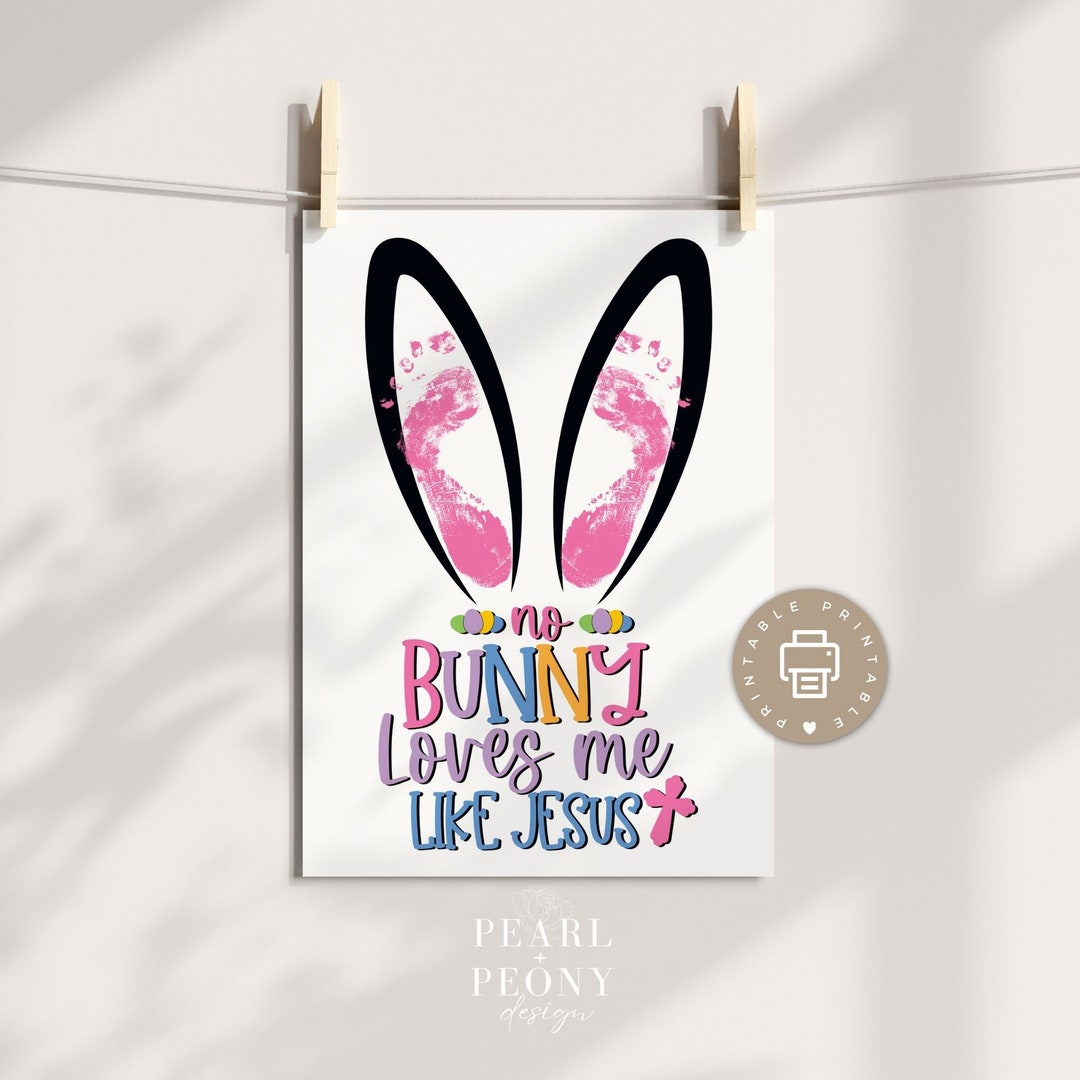 PRINTABLE Easter Handprint Art Craft for Kids, Christian Easter ...