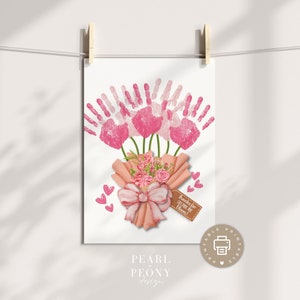 PRINTABLE Teacher Appreciation Handprint Art Craft, Keepsake Art ...