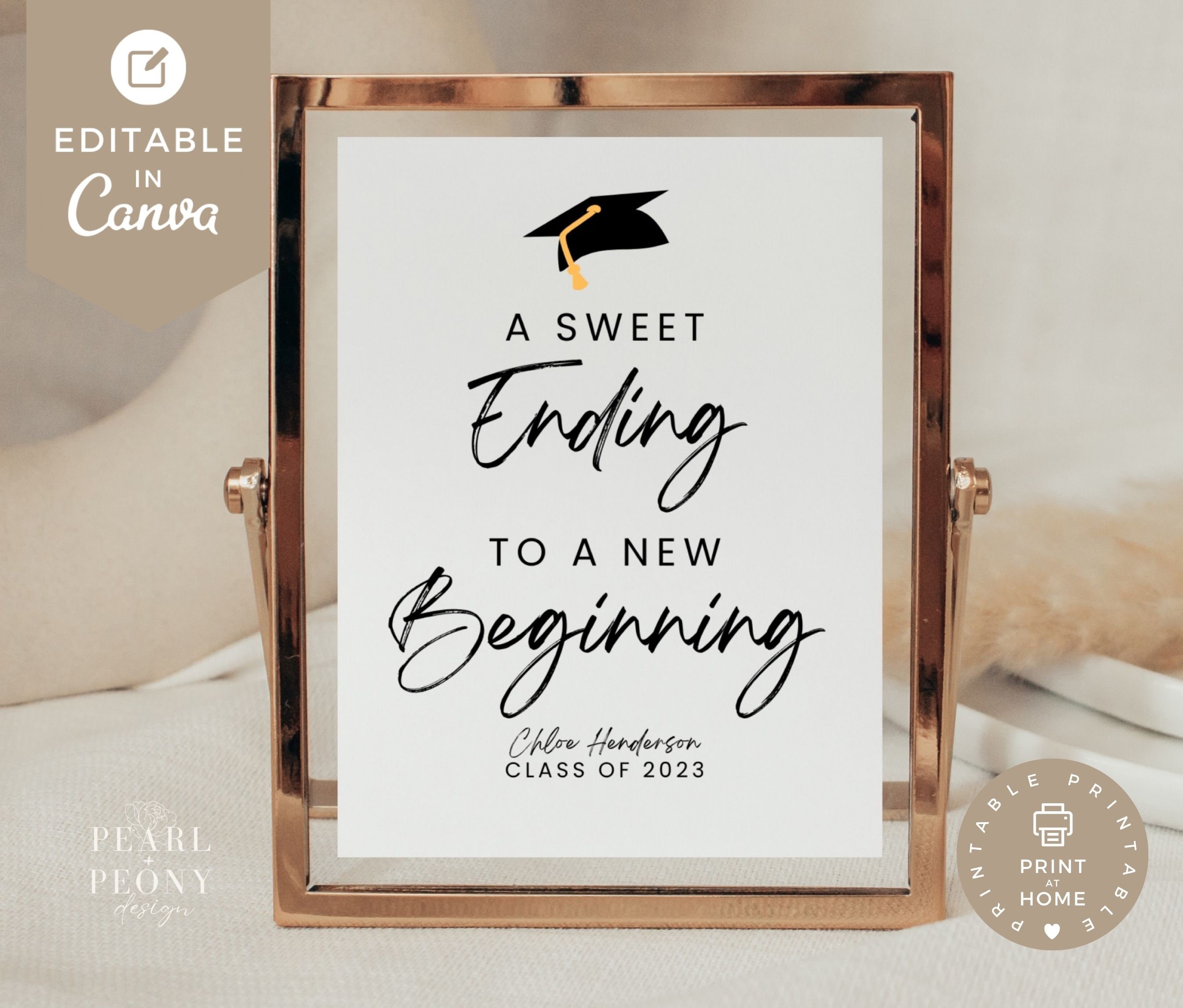 Graduation Dessert Table Sign Printable Graduation Treat - Etsy UK