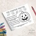 PRINTABLE Christian Halloween Pumpkin Prayer Coloring Page, Pumpkin ...