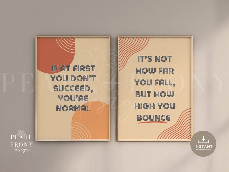 PRINTABLE Growth Mindset Poster Bundle Boho Classroom Decor - Etsy