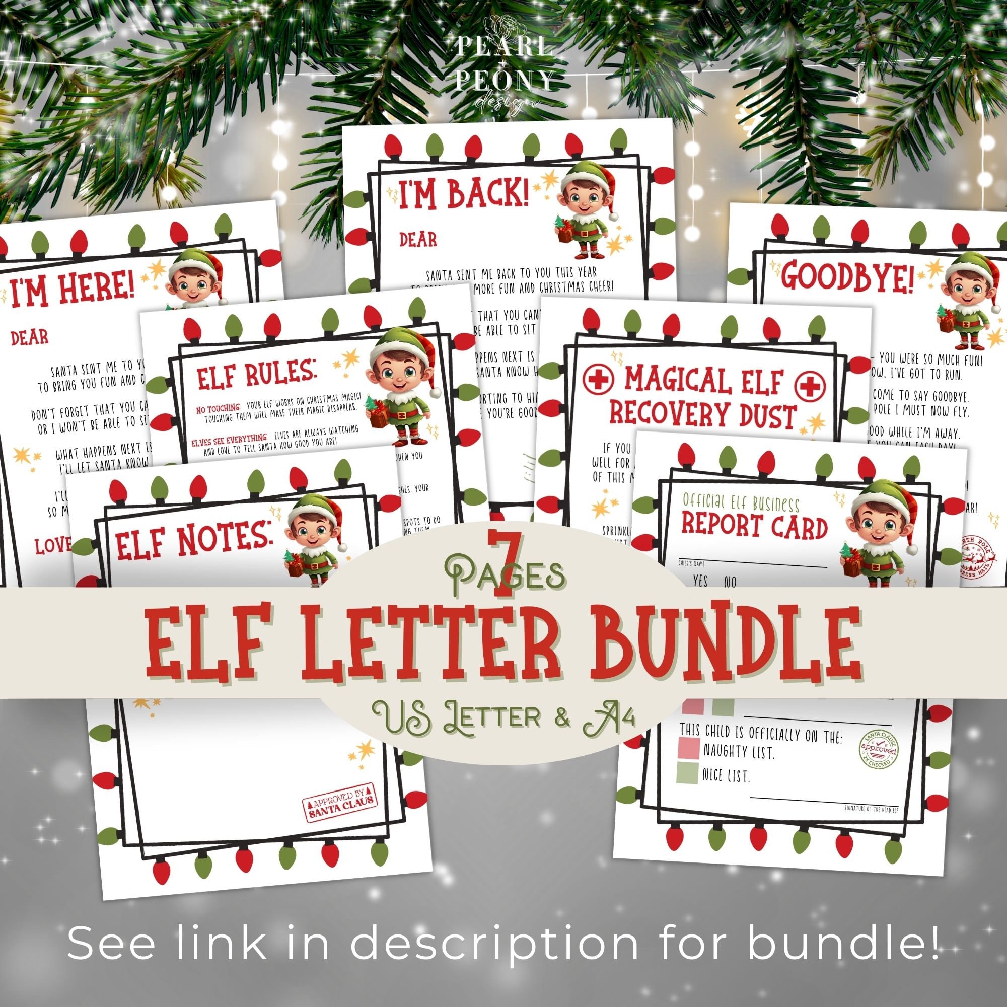 PRINTABLE Christmas Elf Recovery Letter, Magic Elf Recovery Dust, Sick ...