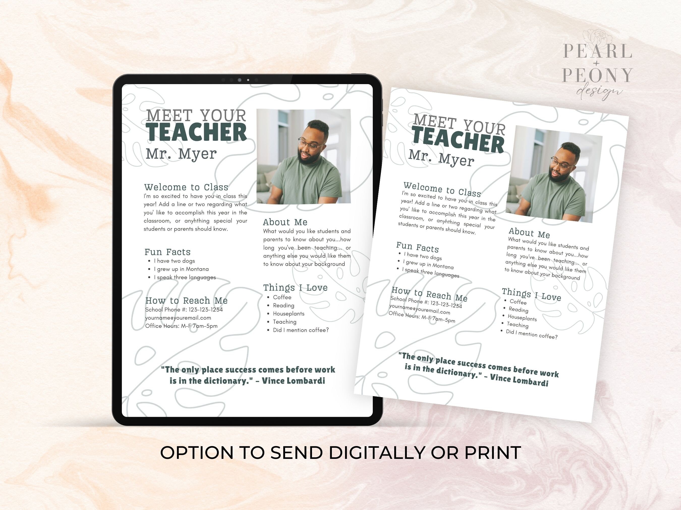 EDITABLE Meet the Teacher Template Back to School Flyer - Etsy