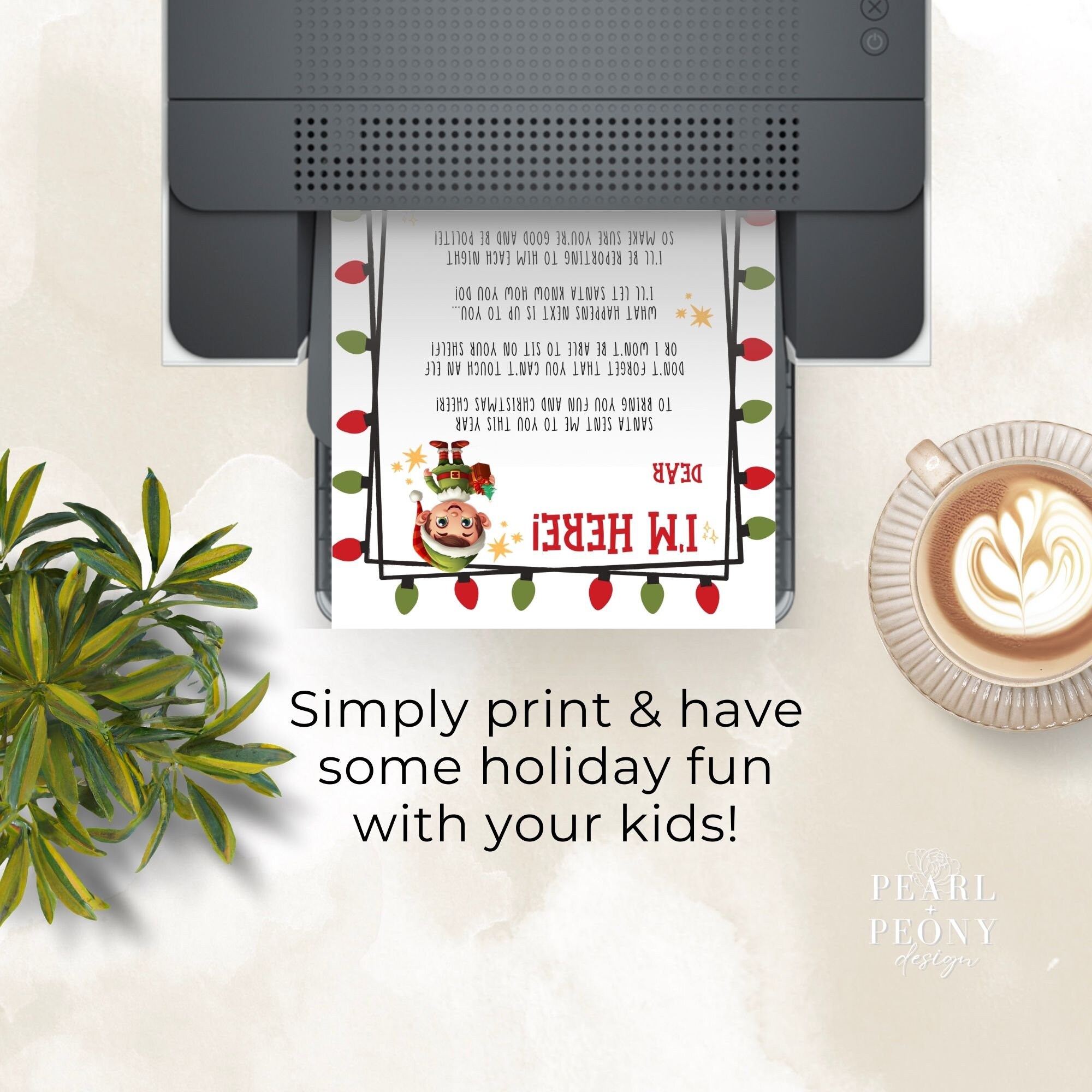 PRINTABLE Christmas Elf Welcome Letter, New Elf Arrival Letter, First ...