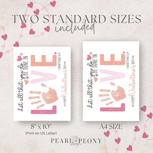 PRINTABLE Christian Valentines Day Handprint Art Craft Project, Toddler ...