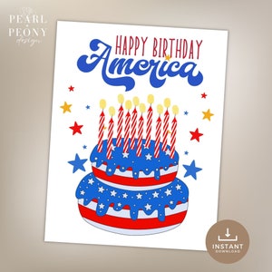 PRINTABLE July 4th Handprint Art Craft for Kids, USA Independence Day ...