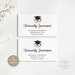 EDITABLE Graduation Name Card Insert Template, Grad Announcement Insert ...
