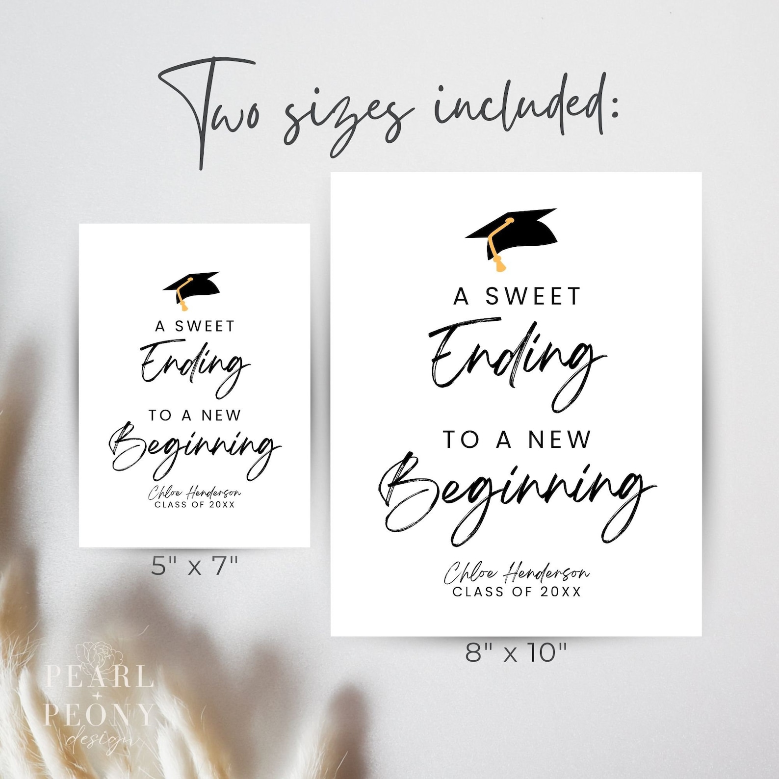 Graduation Dessert Table Sign | Printable Graduation Treat Table Sign ...