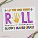 PRINTABLE Mardi Gras Handprint Art Craft for Kids, Good Times Roll ...