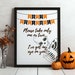 PRINTABLE Halloween Candy Bowl Sign, Please Take One Sign, Trick or ...