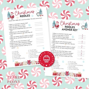 PRINTABLE Christmas Party Game Bundle, Family Party Game, Christmas ...