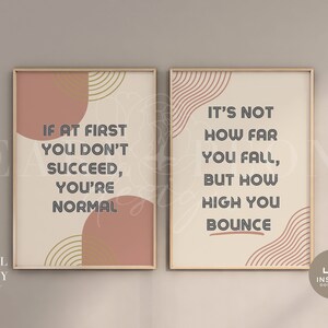 PRINTABLE Growth Mindset Poster Bundle, Boho Classroom Decor, Calm Down ...