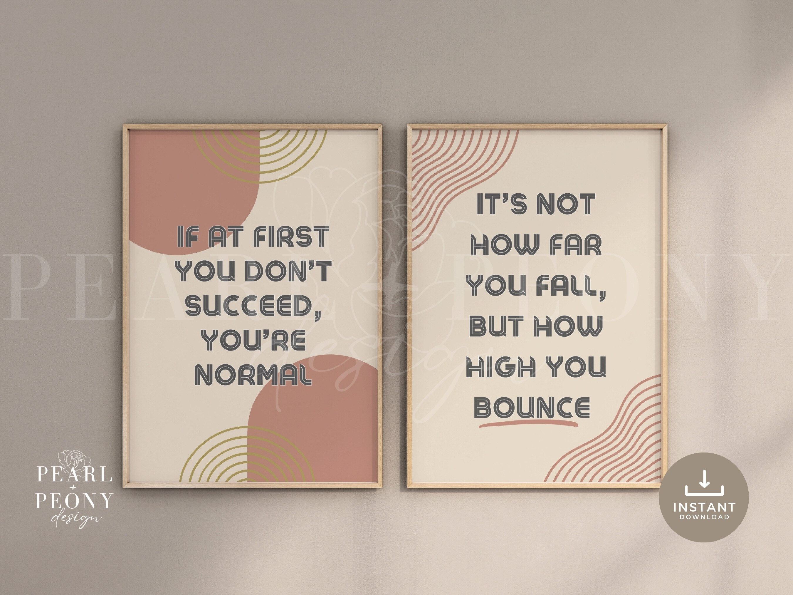 PRINTABLE Growth Mindset Poster Bundle Boho Classroom Decor - Etsy