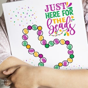 PRINTABLE Mardi Gras Handprint Art Craft for Kids, Mardi Gras Beads ...