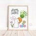 PRINTABLE Easter Spring Handprint Art Craft for Kids, Bunny Ballerina ...